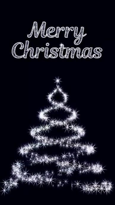 White Futuristic Outdoor Christmas Video Instagram Reel Template ...