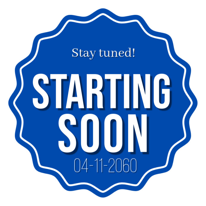Plantilla de White Futuristic Stay Tuned Starting Soon Instagram Post ...
