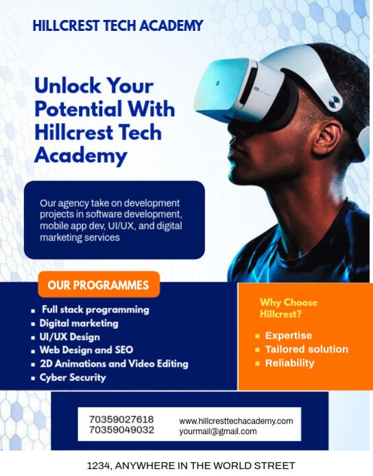 Copy of White Futuristic Tech Training Poster/wallboard | PosterMyWall