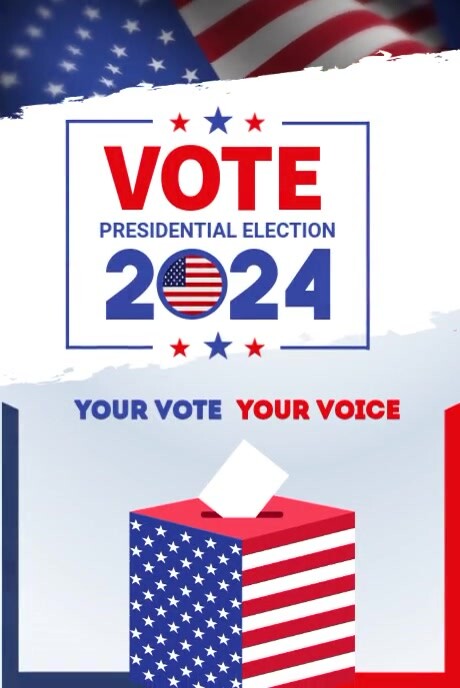 White Futuristic Usa Presidential Election Vote Pinterest Graphic ...