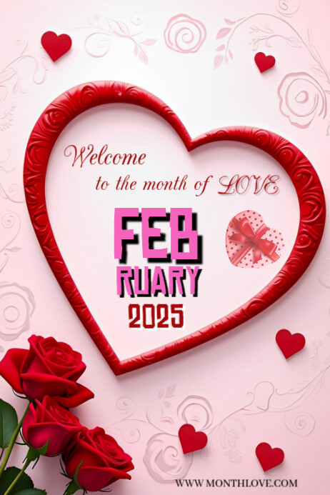 White Futuristic Welcome To February 2025 Poster Template | PosterMyWall