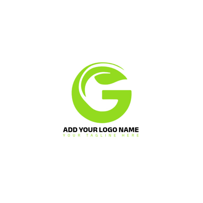 Copy of White G Logo/leaf/trade Mark/logo Mark/monogram/symbol ...