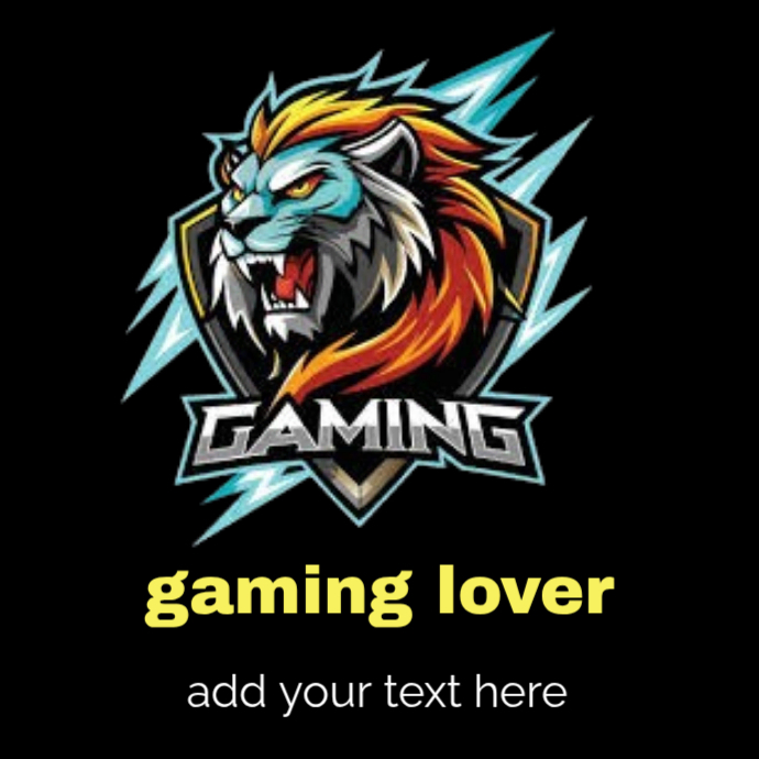White Gameing Logo Template | PosterMyWall