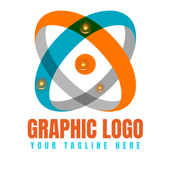Copy of White Geometric Graphic Logo Logo | PosterMyWall