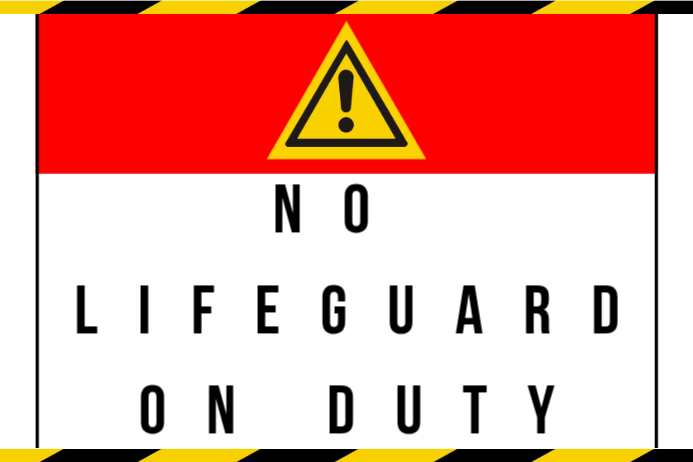 White Geometric Hazard Poster Poster Template | PosterMyWall