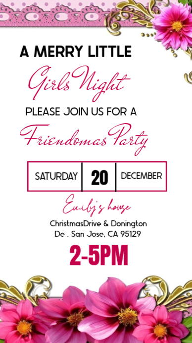 White Girls Night Instagram Story Template | PosterMyWall