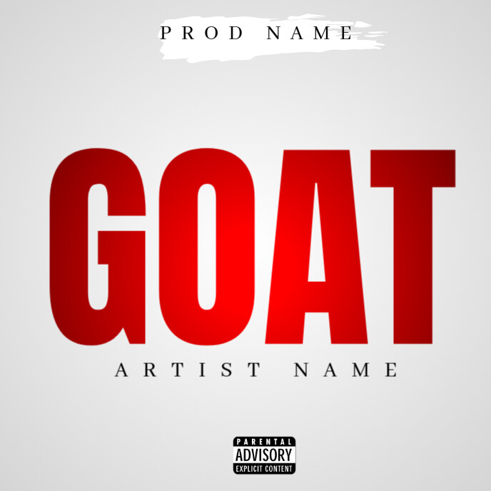 White Goat Mixtape Cover Album Cover Template | PosterMyWall