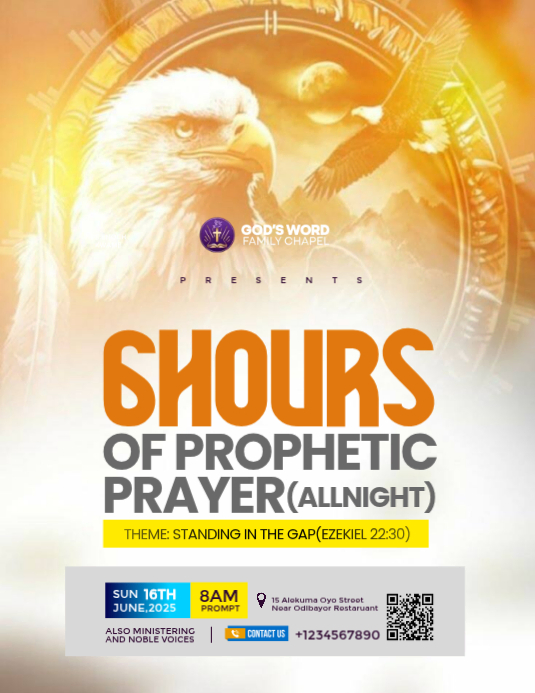 Copy of White Gradient Church Prayer Summit Flyer (us Letter ...