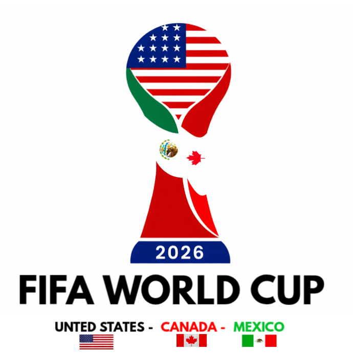 White Gradient Fifa World Cup 2026 Album Cover Template | PosterMyWall