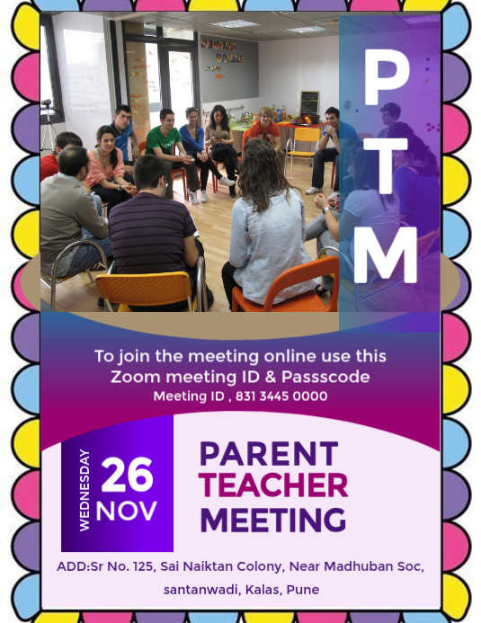Copy of White Gradient Ptm Flyer (us Letter) | PosterMyWall