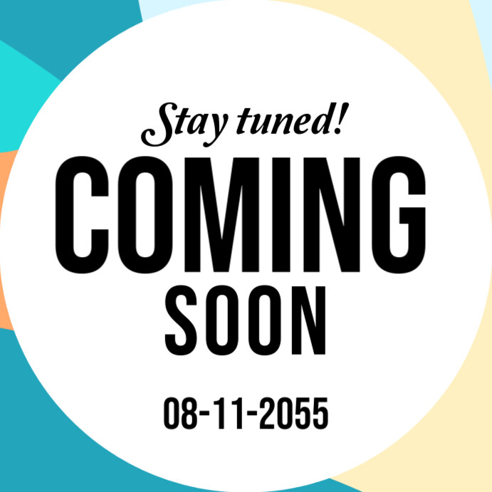 Plantilla de White Gradient Stay Tuned Coming Soon Celebration Template ...