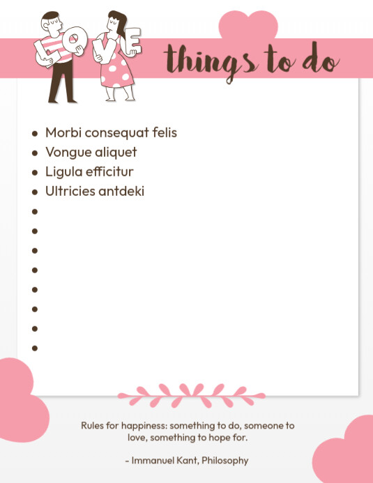White Gradient Things To Do Flyer (us Letter) Template | PosterMyWall