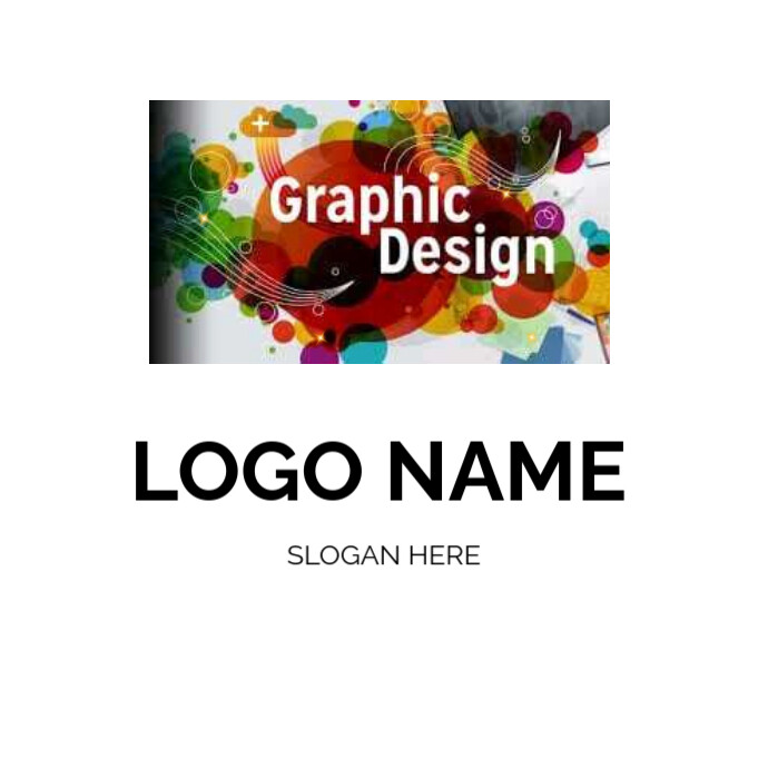 Copy of White Graphics Design Logo | PosterMyWall