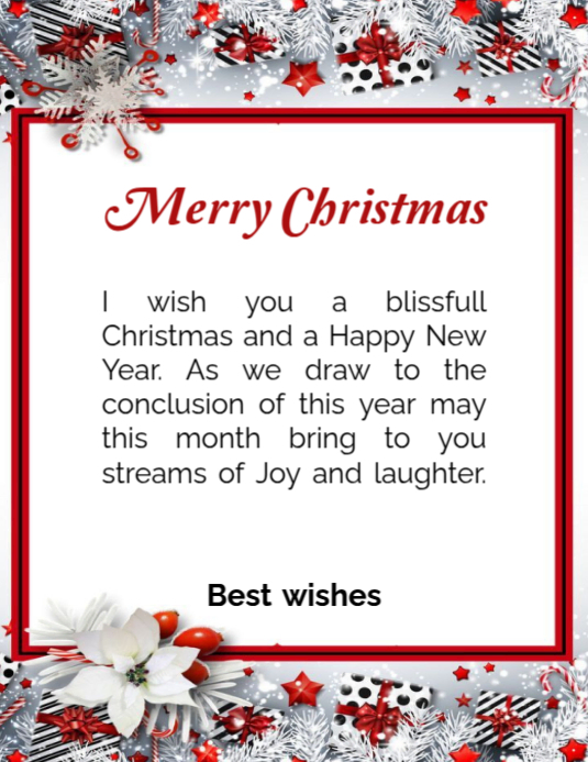 White Greeting Card Template | PosterMyWall