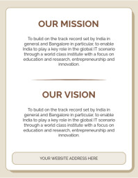 153+ Free Templates for 'Vision and mission template' | PosterMyWall