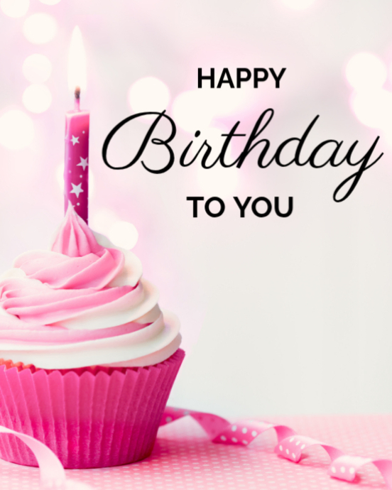 Plantilla de White Happy Birthday Instagram Portrait | PosterMyWall