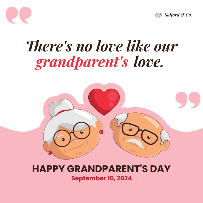 Copy of White Happy Grandparent's Day Instagram Post | PosterMyWall