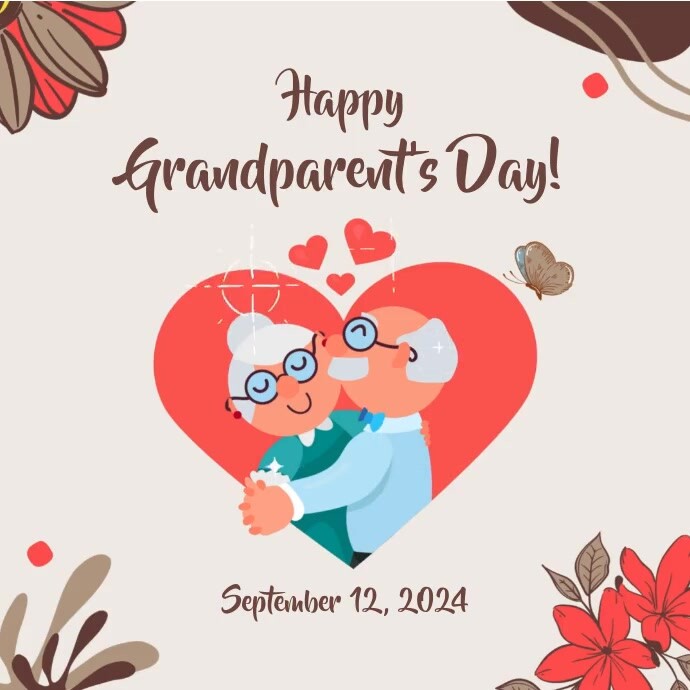Copy of White Happy Grandparent's Day Instagram Post | PosterMyWall