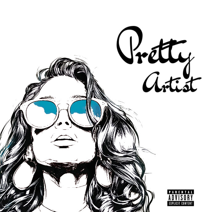 White Hip-hop Album Cover Template | PosterMyWall