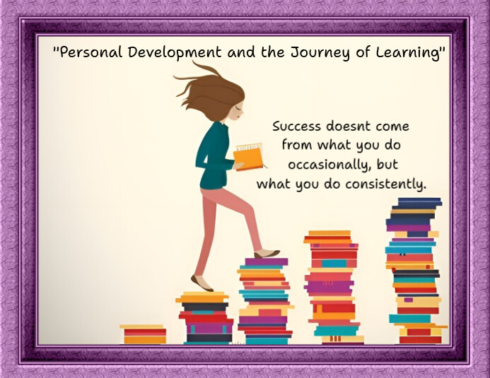 White Illustrative "personal Development and The Journey of Learning ...
