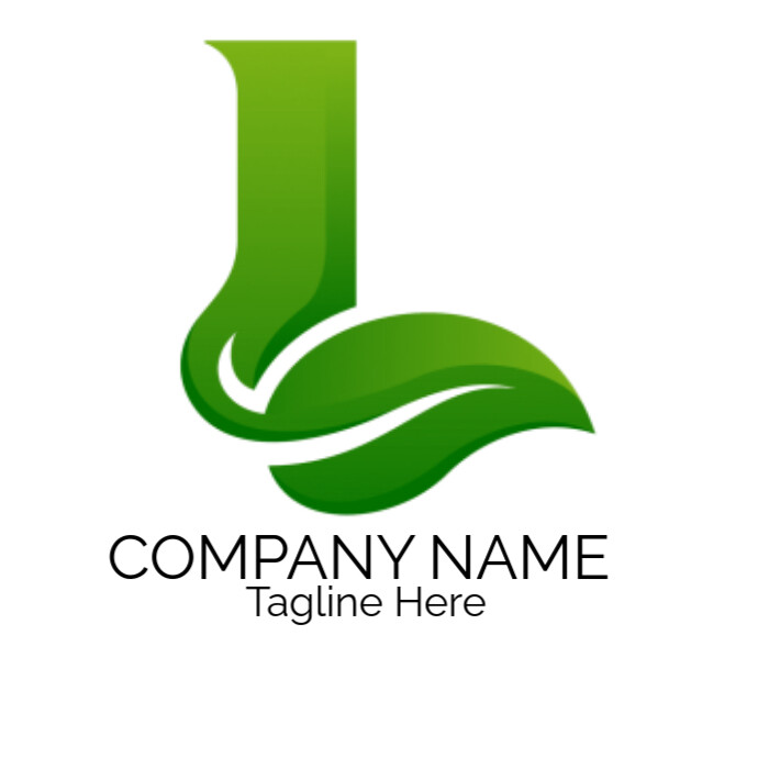 White Illustrative Company Logo Template | PosterMyWall