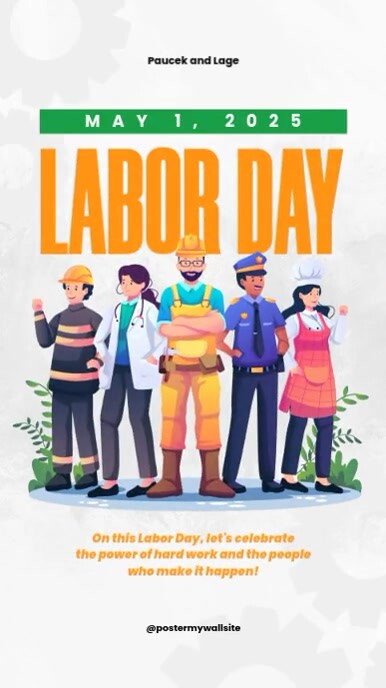 Copy of White Illustrative Labor Day Instagram Reel | PosterMyWall