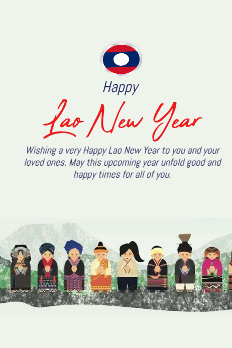 Lao New Year Celebration Template | PosterMyWall