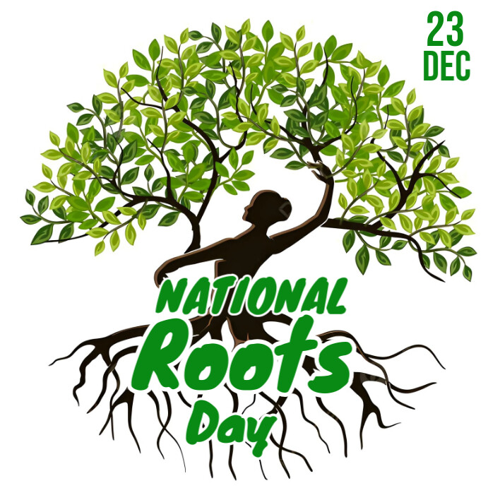 Copy of White Illustrative National Roots Day Instagram Post | PosterMyWall