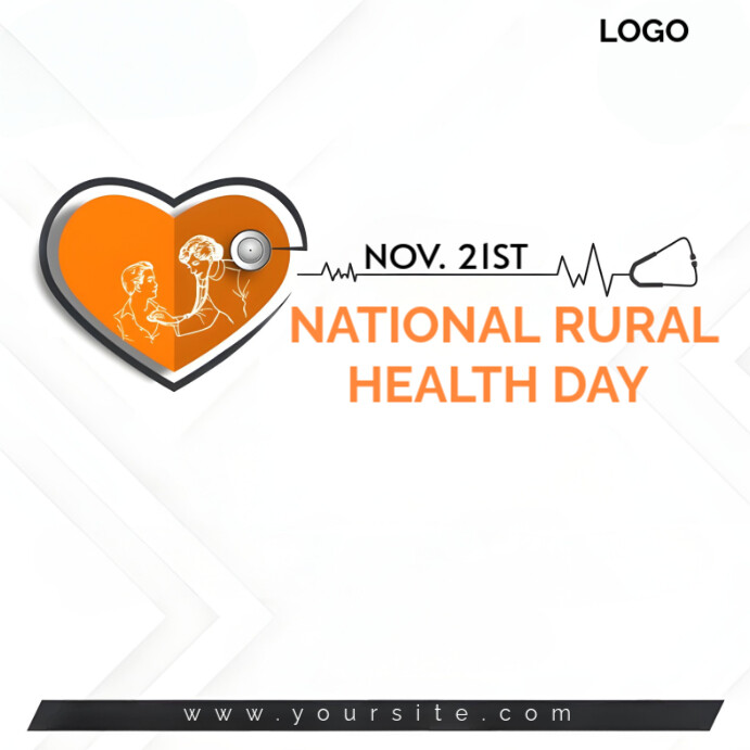 Copy of White Illustrative National Rural Health Day Instagram Post ...