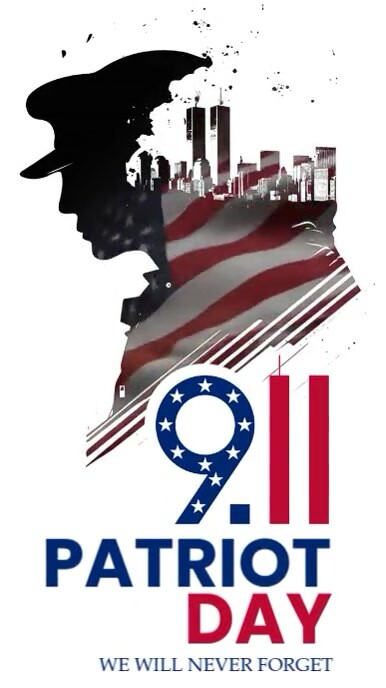 Copie de White Illustrative Patriot Day Instagram Story | PosterMyWall