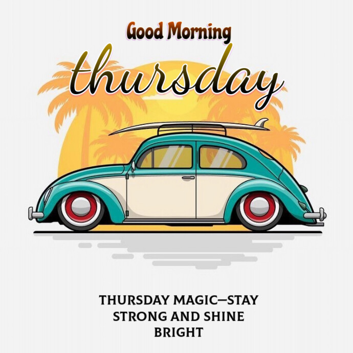 Copy of White Illustrative Thursday Post Logo | PosterMyWall