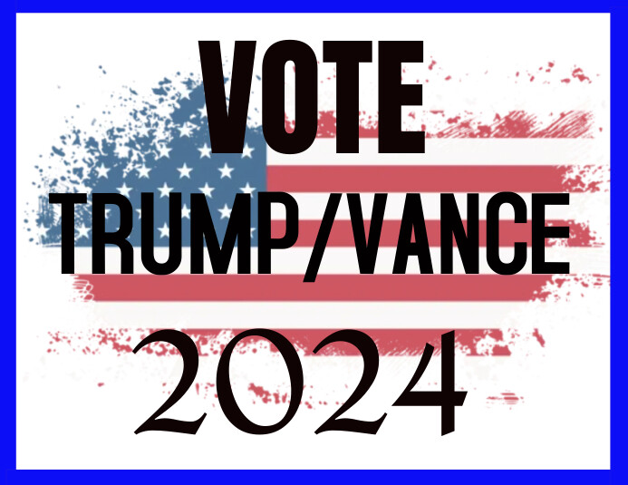 Copy of White Illustrative Trump/vance Flyer (us Lett | PosterMyWall