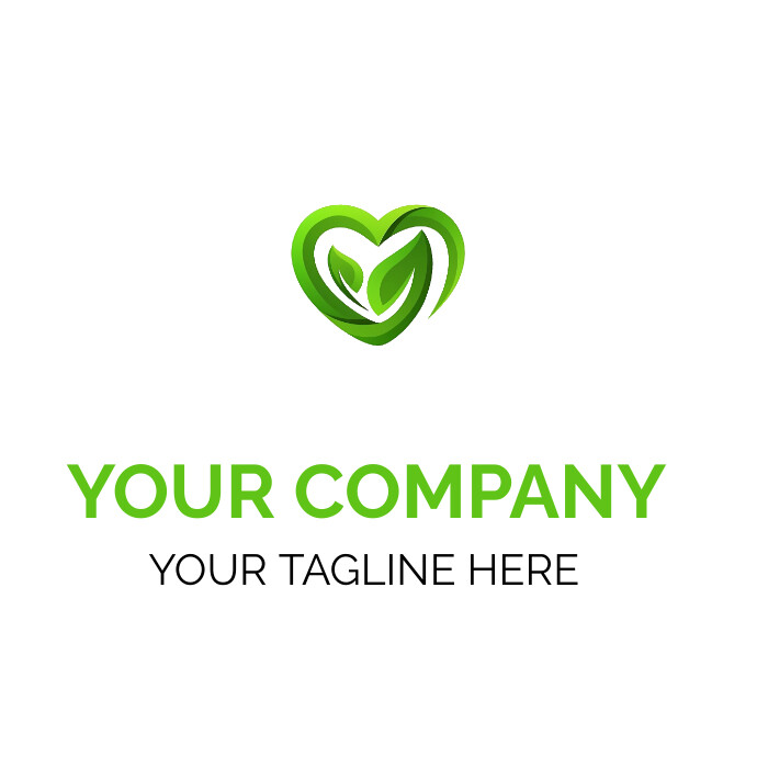 White Illustrative Vegan Lovers Logo Template | PosterMyWall