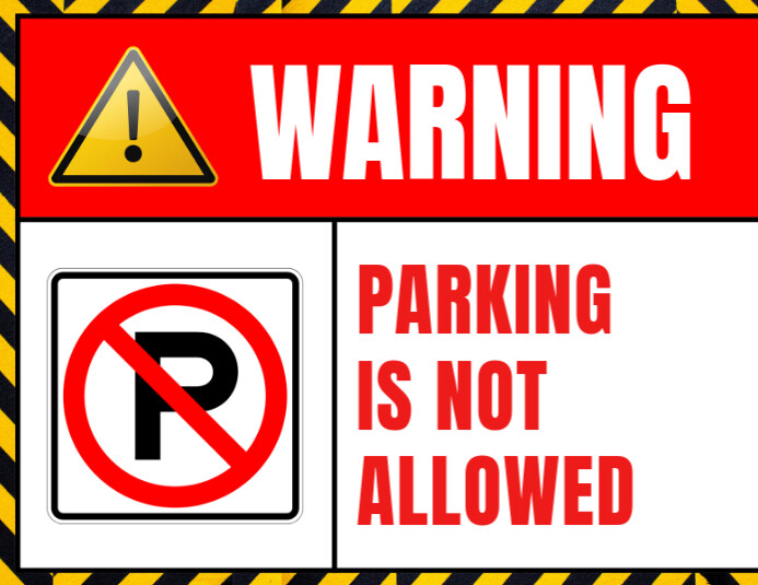 Copy of White Illustrative Warning Poster Flyer (us Letter) | PosterMyWall