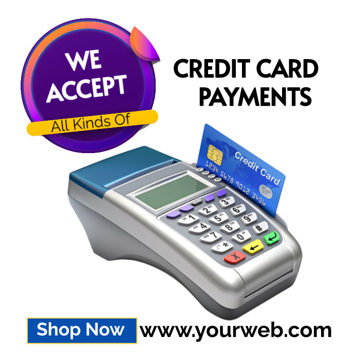 Credit Card Acceptance Logo Cards Accepted Sign Etsy