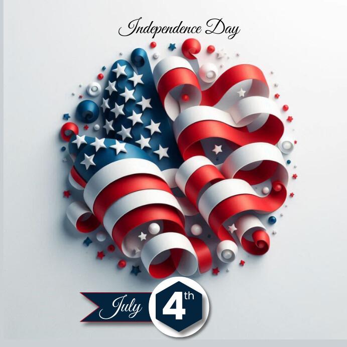 Copy of White Independence Day Instagram Post | PosterMyWall