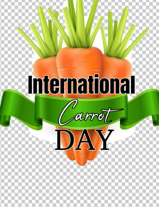 White International Carrot Day Template Flyer (us Letter) | PosterMyWall