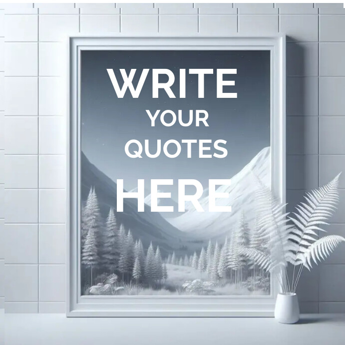 White international frame Template | PosterMyWall