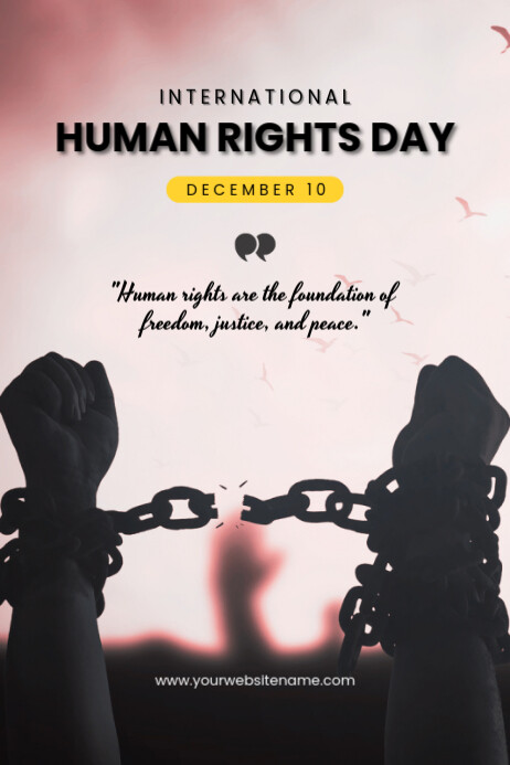 Ikhophi ka-White International Human Rights Day Poster | PosterMyWall