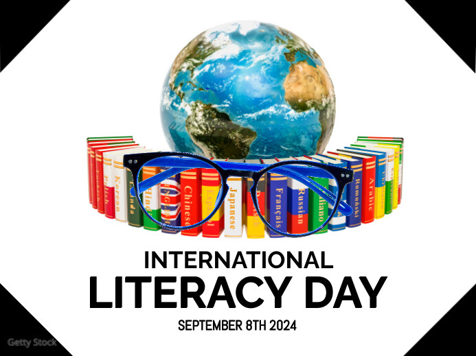 White International Literacy Day Yard Sign Template | PosterMyWall