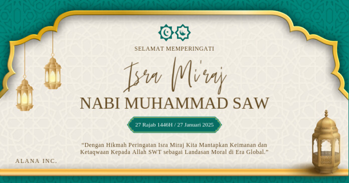 White Isra Miraj Day Facebook Shared Image Template | PosterMyWall