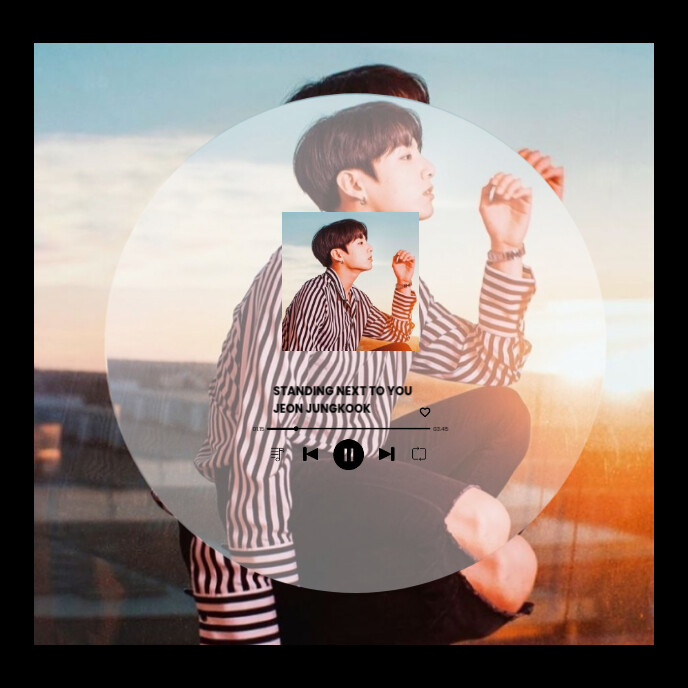 Copy of White Jeon Jungkook Album Cover | PosterMyWall