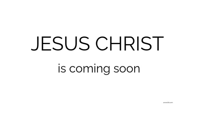 White Jesus Christ Digital Display (16:9) Template | PosterMyWall