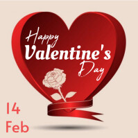 Valentine card 2025 Template | PosterMyWall