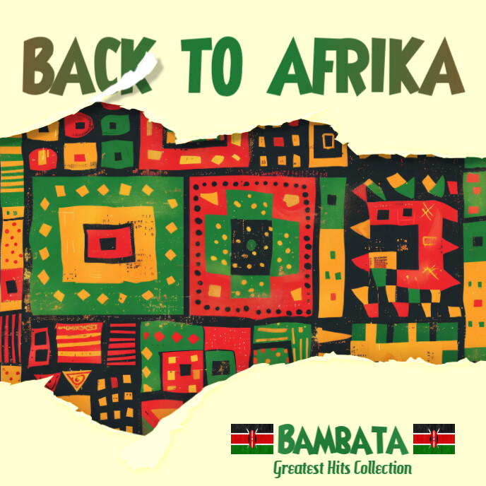 Copy of White Joyful African Album Cover | PosterMyWall