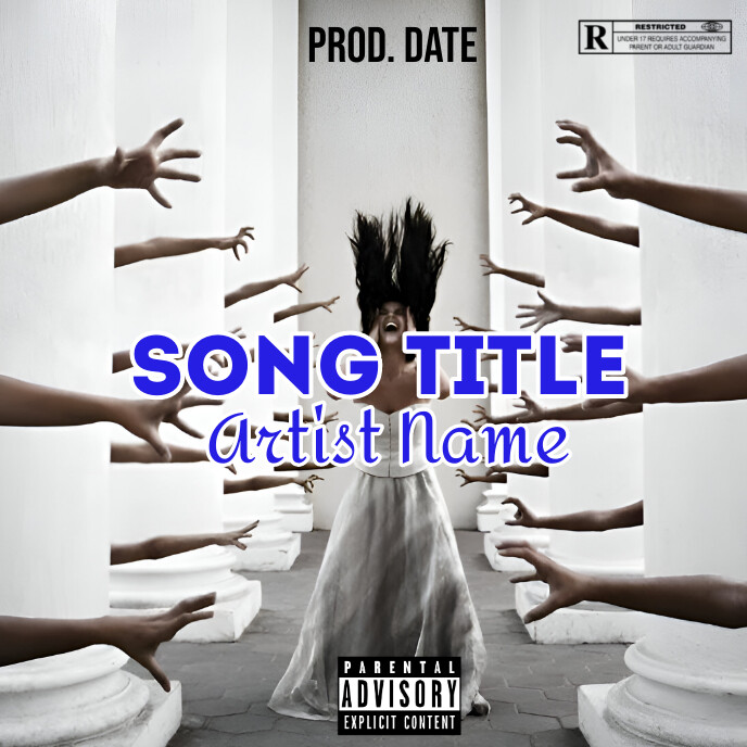 White Joyful Album Cover Album Cover Template | PosterMyWall