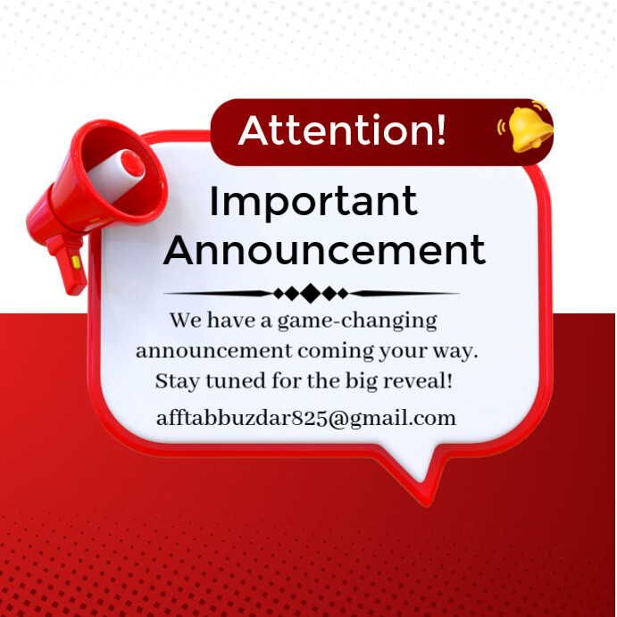 White Joyful Announcement Templates Instagram Post | PosterMyWall
