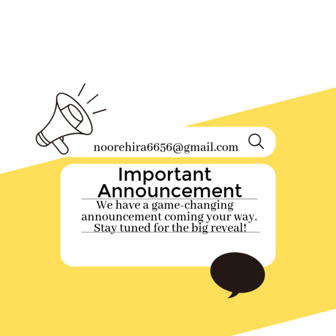 Copy of White Joyful Announcement Templates Instagram Post | PosterMyWall