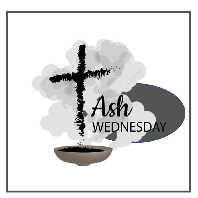 White Joyful Ash Wednesday Instagram Post Template | PosterMyWall