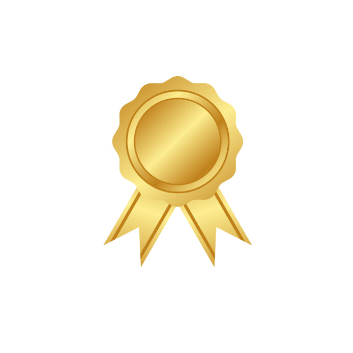 Plantilla de White Joyful Award Badge Instagram Post | PosterMyWall